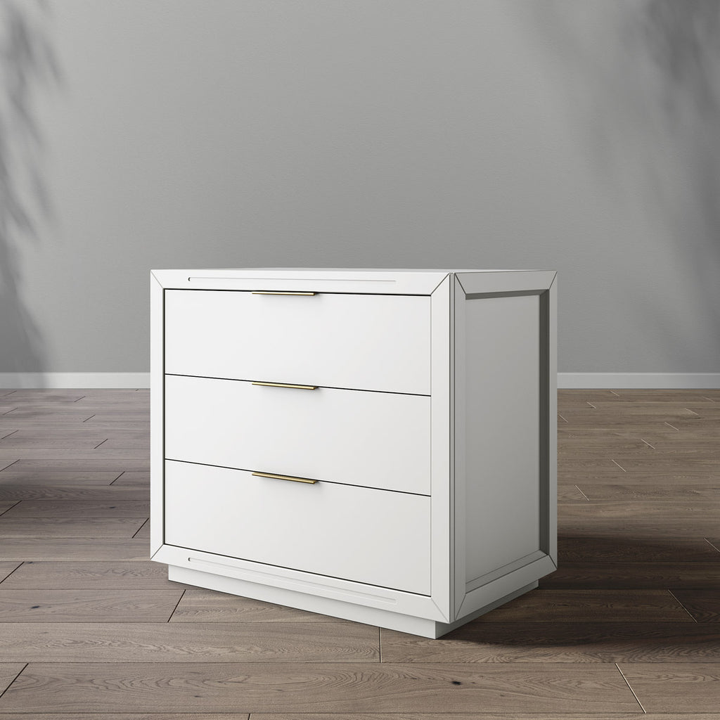 Quadro Single Dresser by Romina Furniture | Baby Furniture | Solid Wood