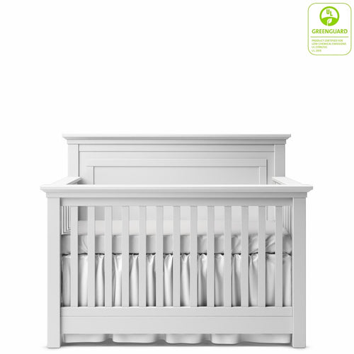 Imperio Convertible Crib / Solid Back by Romina Furniture | Baby Safe